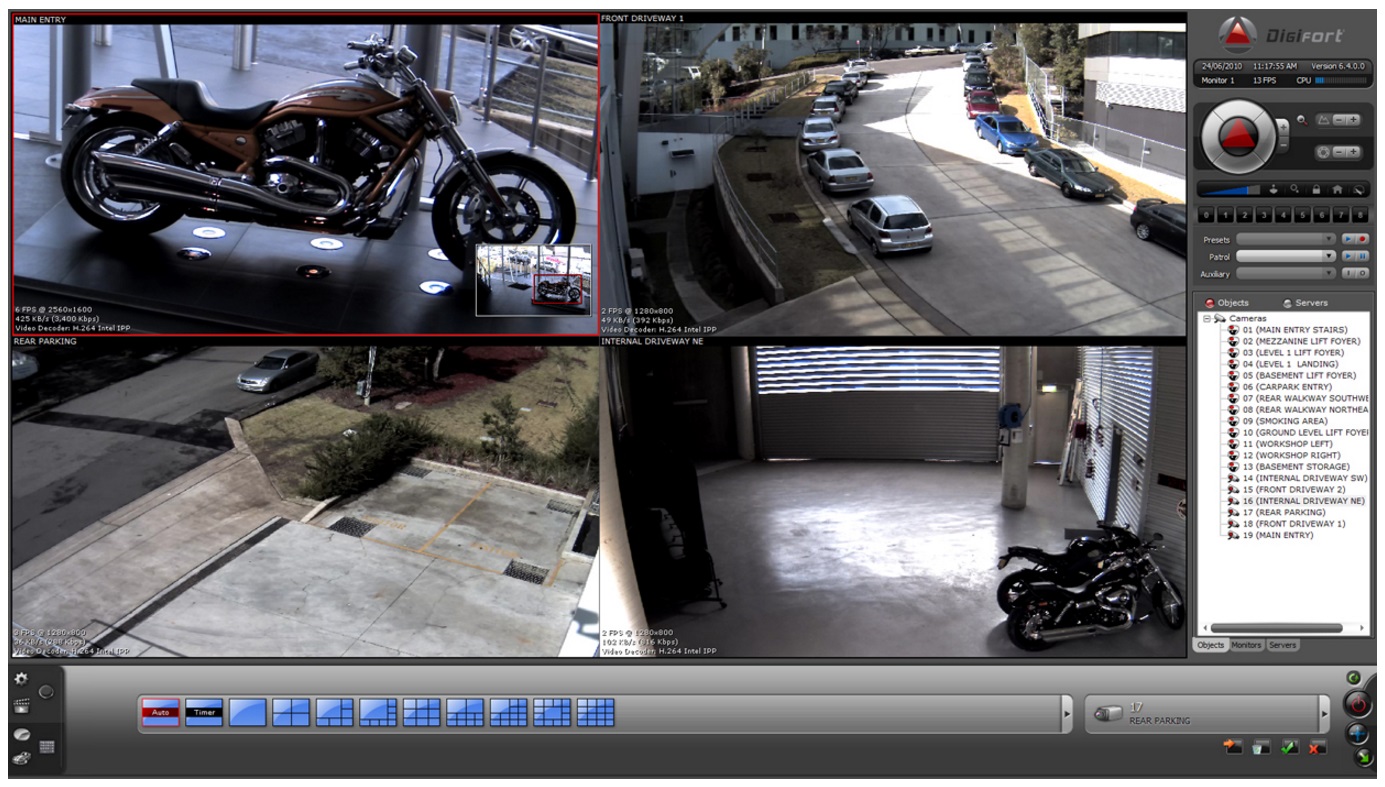 Hugbúnaður: Digifort Enterprise Base