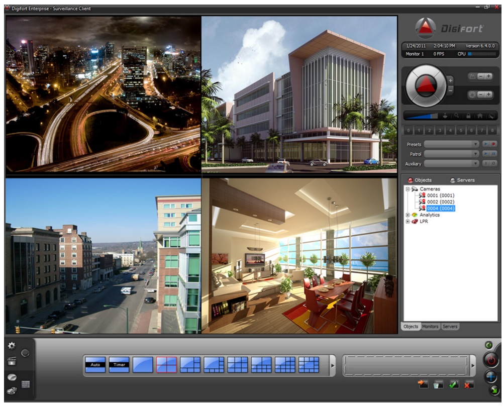 Hugbúnaður: Digifort Enterprise Base